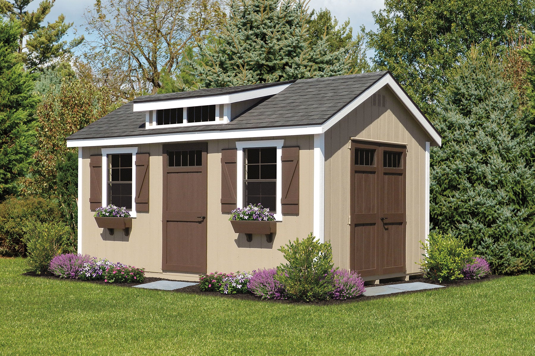 10x16 Colonial A-Frame Shed – Riehl Quality Storage Barns