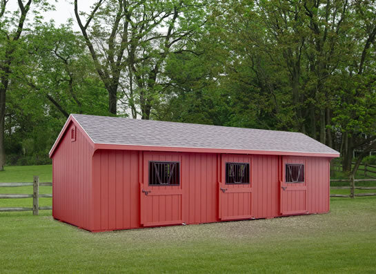 12x30 Colonial Horse Barn Cottage – Riehl Quality Storage Barns
